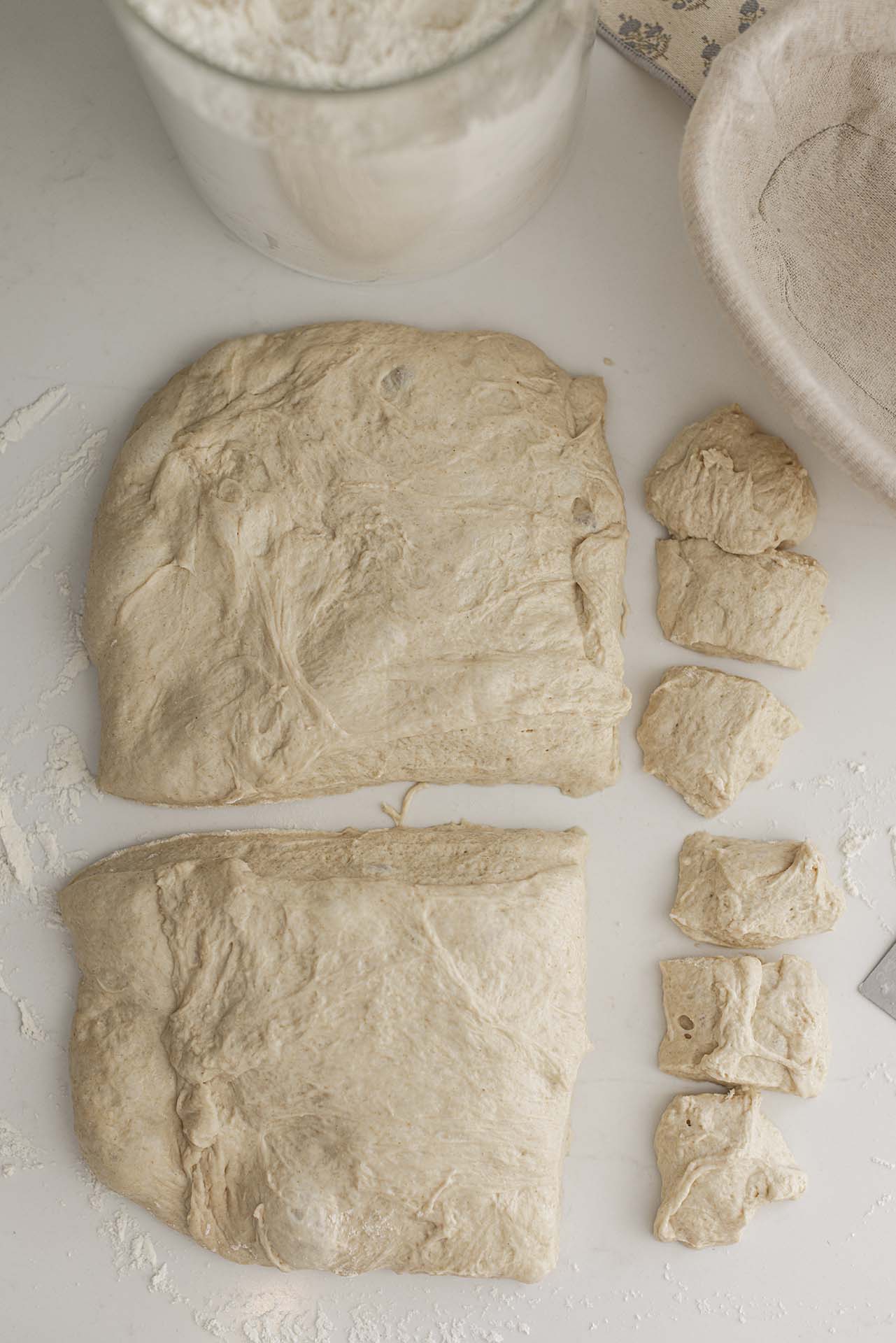 Rustic Whole Wheat Sourdough Bunny Loaves